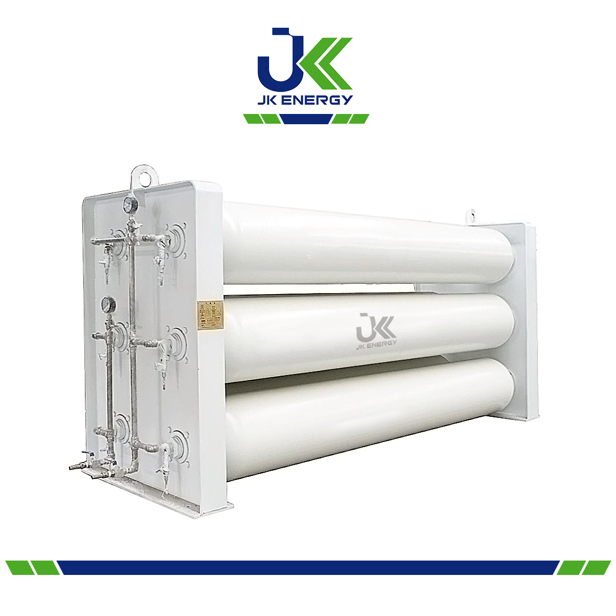 25MPa Seamless Steel High Pressure Mobile Cylinder CNG Tube Storage Cascade