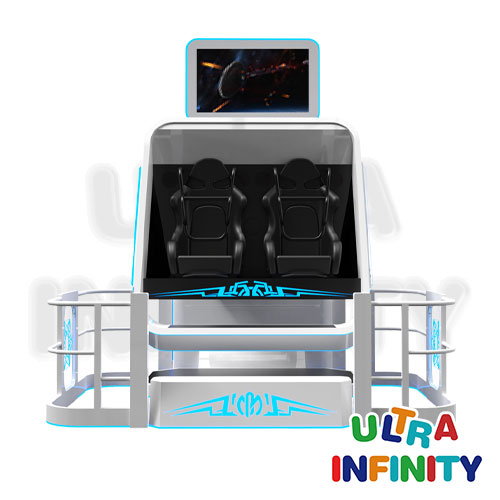 2 Players 9D VR 360 Degrees Simulator with various games