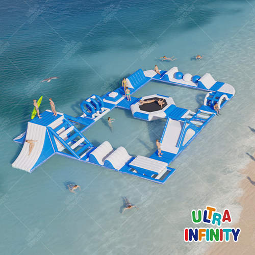 Inflatable Lake Water Park Floating Amusement Business Vacation Project ...