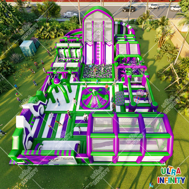 Inflatable Indoor & Outdoor Theme Park Kids and Adults Theme Park ...