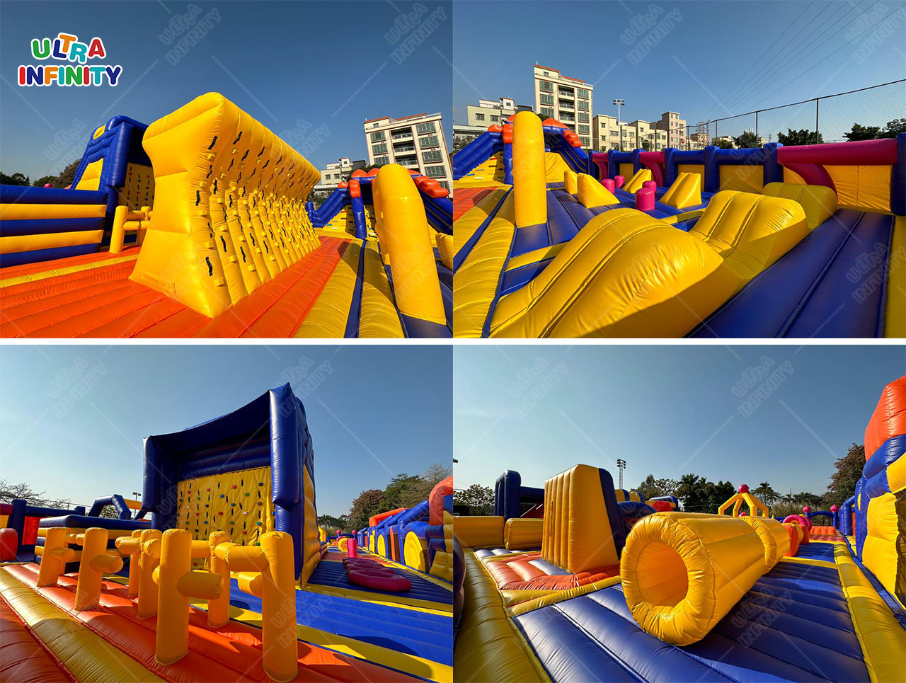 Dubai giant inflatable theme park customized by Ultra Infinity