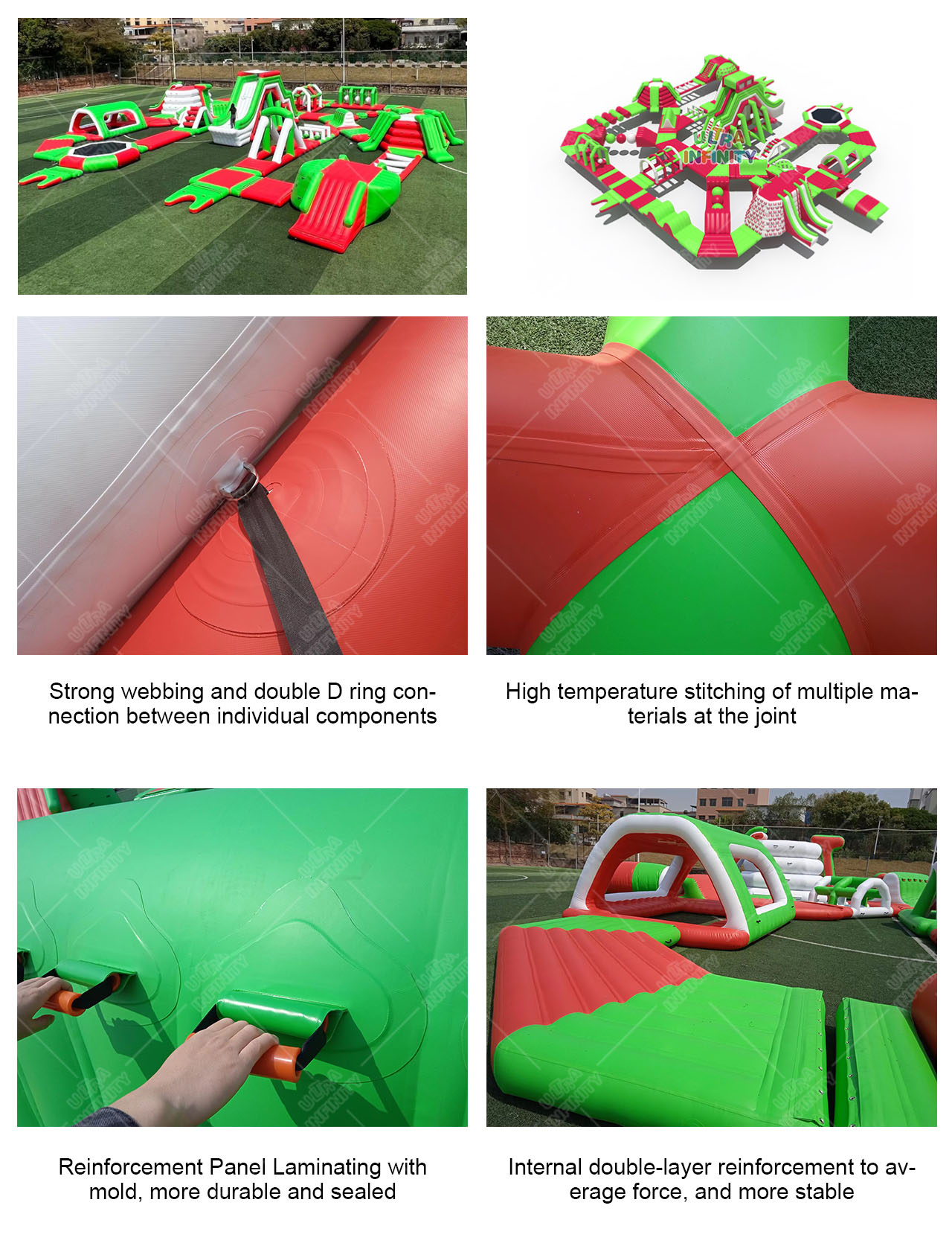 Croatia inflatable sea water park