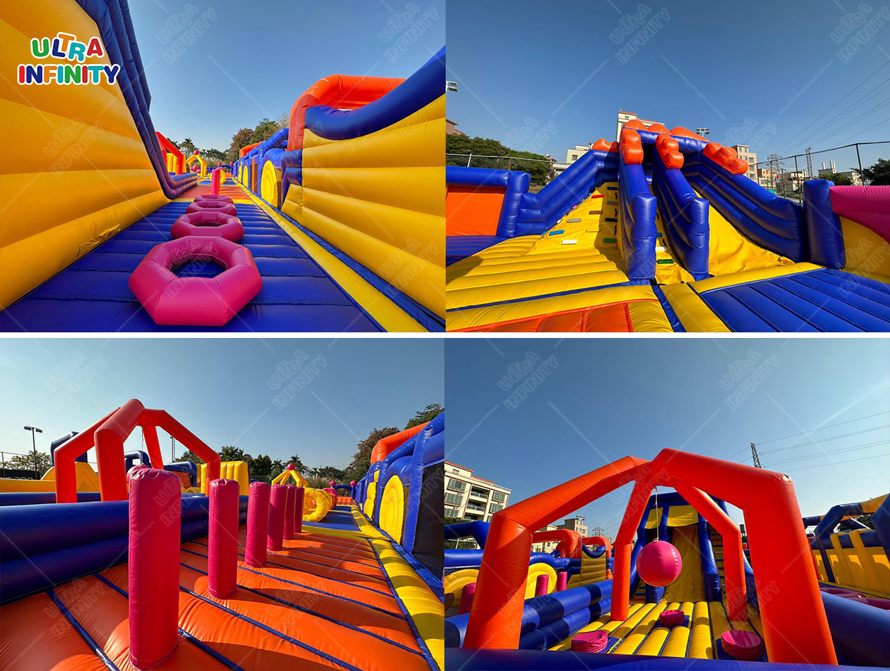 Dubai giant inflatable theme park customized by Ultra Infinity