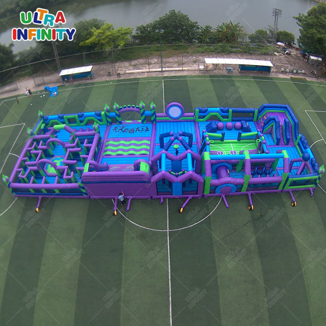 Inflatable Theme Park Indoor & Outdoor Park On Land Inflatable Bouncer ...