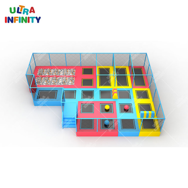 Indoor Playground Amusement Equipment Inflatable Park Obstacle Course ...
