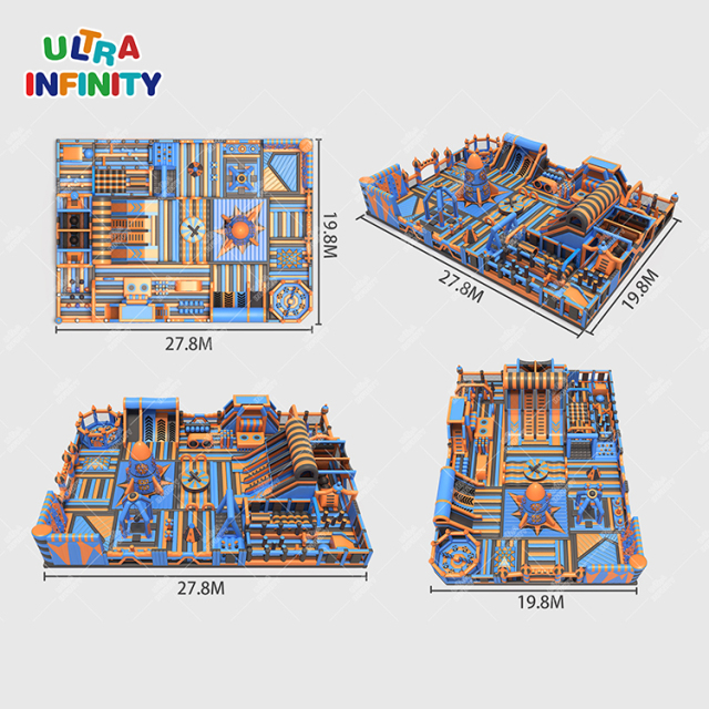 Inflatable Playground indoor & outdoor Theme Park Customized by ...