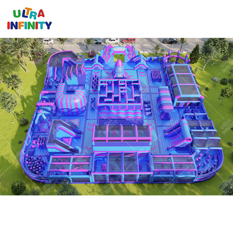 Inflatable Trampolines Playground Obstacle Course Outdoor & Indoor ...