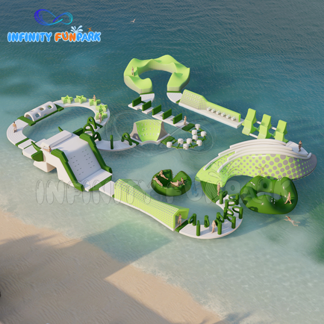 Introducing Aquatic Adventure: Our Innovative Custom Inflatable Water Park