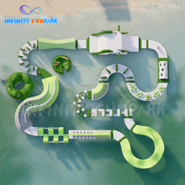 Introducing Aquatic Adventure: Our Innovative Custom Inflatable Water Park