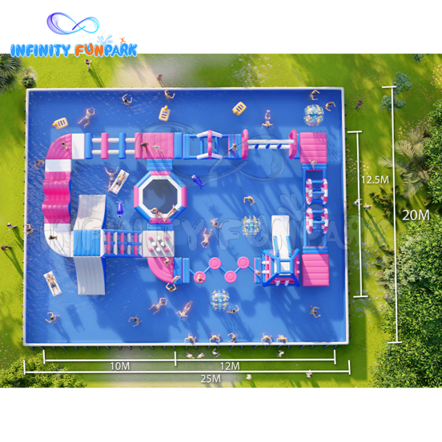 Elevate Your Pool Fun with Infinity Funpark Inflatable Water Park Pool ...
