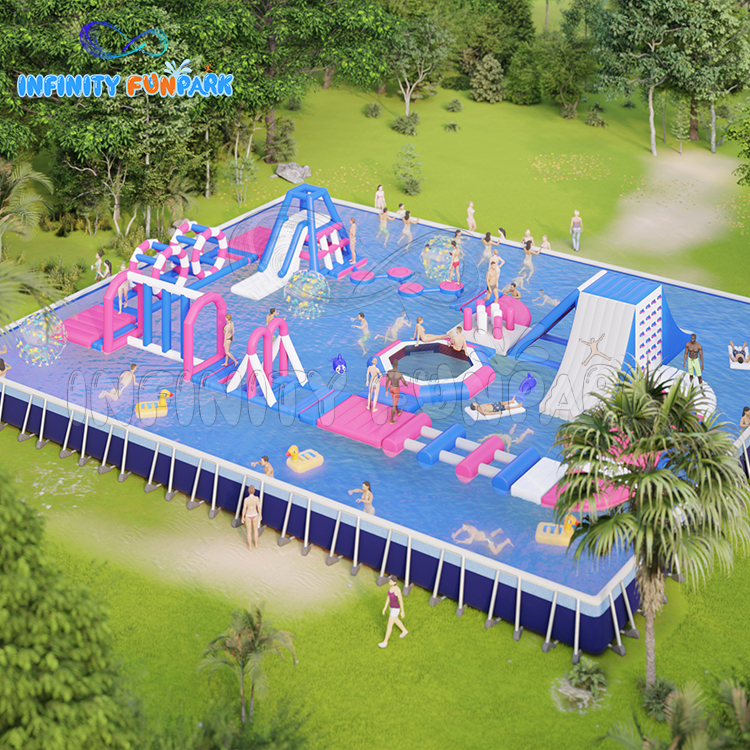 Elevate Your Pool Fun with Infinity Funpark Inflatable Water Park Pool ...