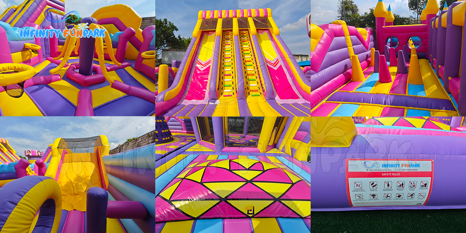 Customized Inflatable Theme Park Unveiled: Saudi Arabia Client's ...