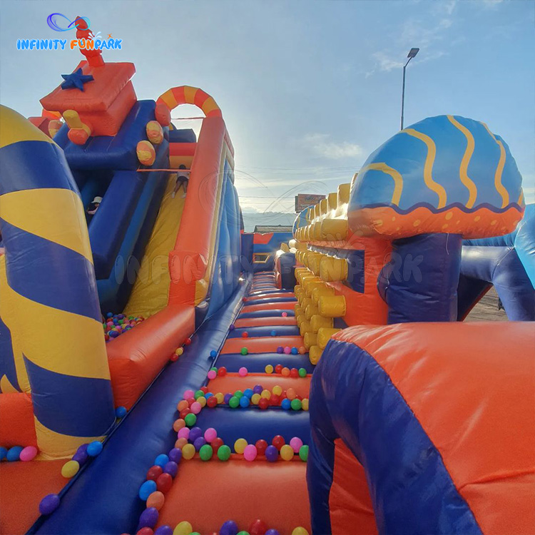Inflatable Theme Park project in Ecuador - Infinity Funpark successful outdoor theme park