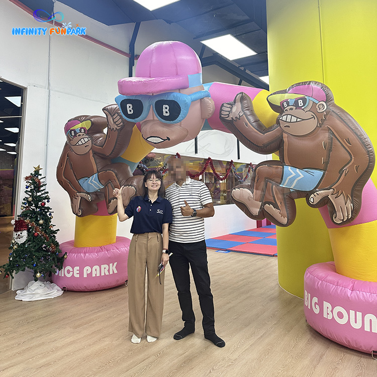 Inflatable Theme Park project in Malaysia - Infinity Funpark successful indoor theme park