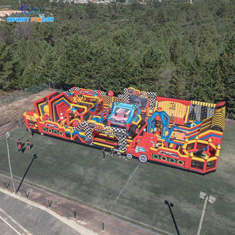 Inflatable Theme Park project in Portugal - Infinity Funpark successful outdoor theme park
