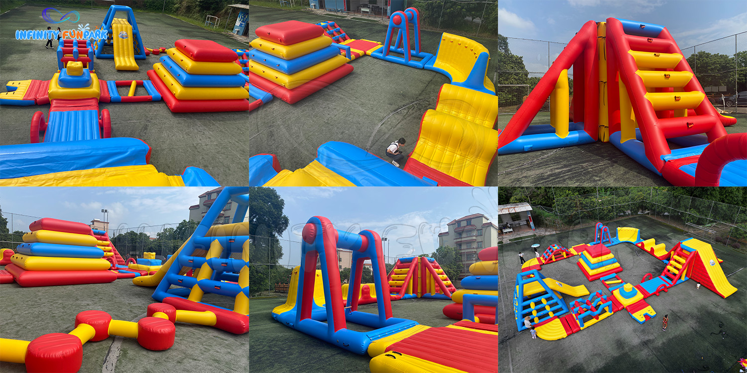 Inflatable Water Park Successfully Completed: Enjoy Water Fun!