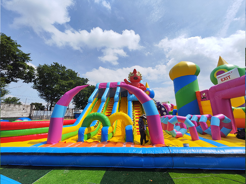 Monster-Themed Big Bounce Inflatable Park: Custom Design & Installation