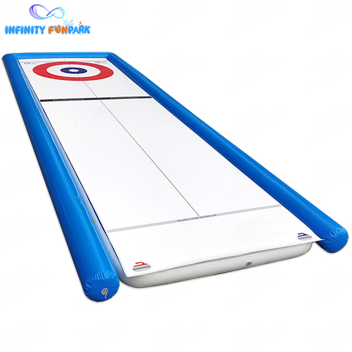 Inflatable Express Rink | Interactive Inflatable Ice Curling Game ...