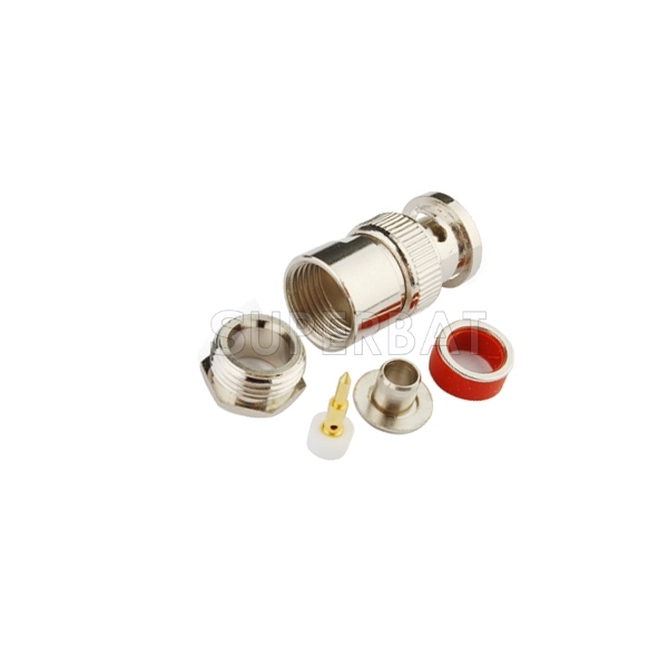 BNC Plug Male Connector Straight Clamp LMR-300,BNC Connectors