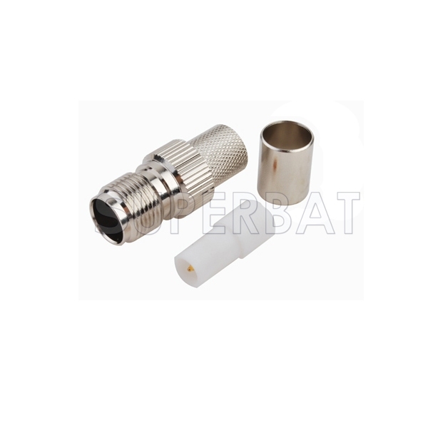 RP TNC Jack Male Connector Straight Crimp LMR-400,TNC Connectors