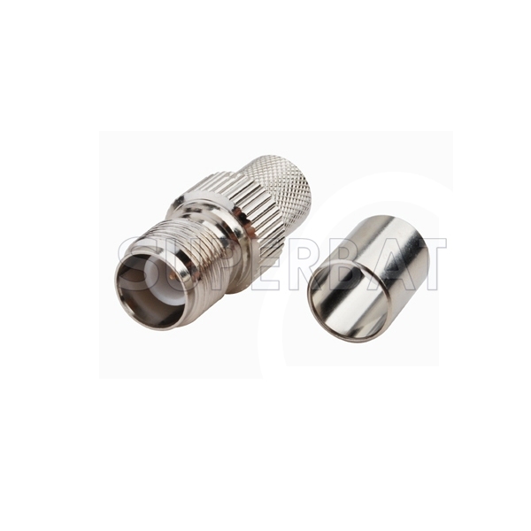 RP TNC Jack Male Connector Straight Crimp LMR-400,TNC Connectors