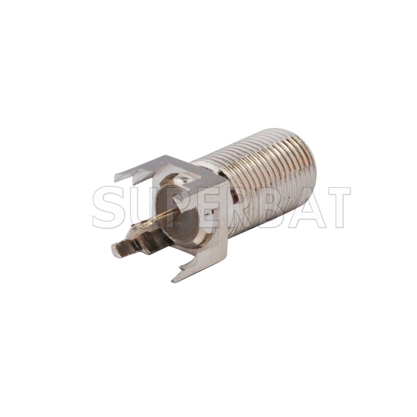 F Jack Female Connector Straight Solder,F-Type Connectors