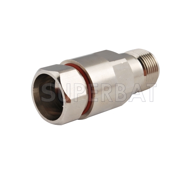 N Jack Female Connector Straight Clamp 1/2 inch Superflexible,N-Type ...