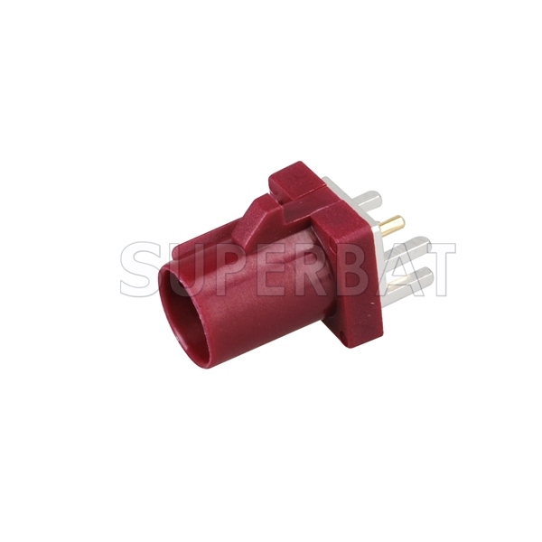 FAKRA D Plug Male Connector PCB Mount Straight,Fakra Connectors
