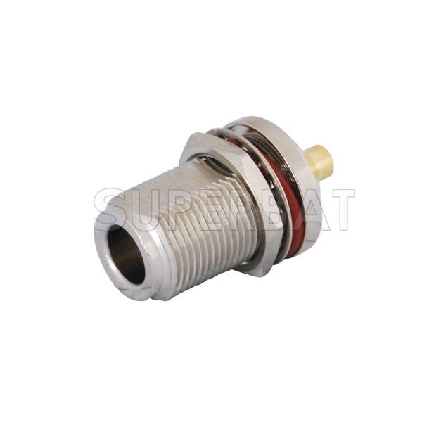N Jack Female Connector Straight Bulkhead With O-Ring Solder RG405,N ...