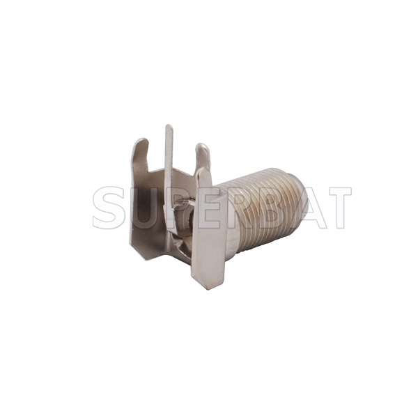 F Jack Female Connector Right Angle Bulkhead Solder,F-Type Connectors