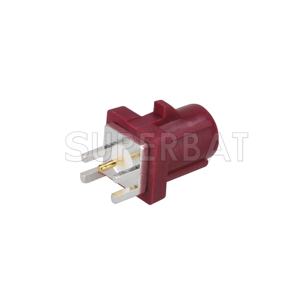 FAKRA D Plug Male Connector PCB Mount Straight,Fakra Connectors