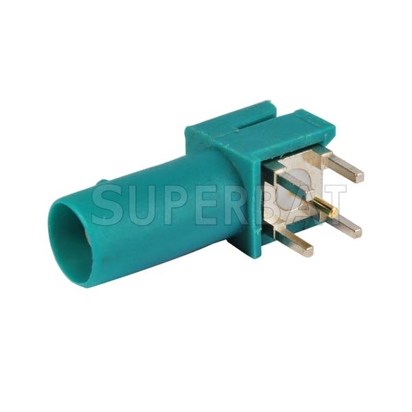 FAKRA Z Plug Male Connector PCB Right Angle,Fakra Connectors