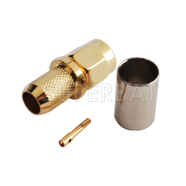 RP-SMA Connector Crimp Plug (female socket) for Cable RG6,SMA Connectors
