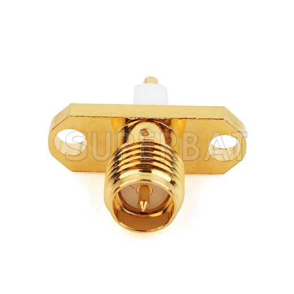 RP SMA Jack Male 2 Hole Panel Mount Flange Solder Connector,SMA Connectors