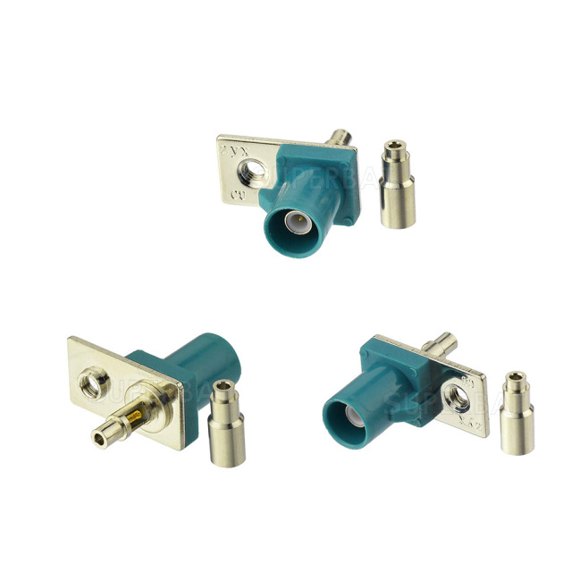 Fakra Z Plug male connector panel mount Waterblue connector for 1.13 ...