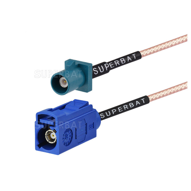 FAKRA C Jack straight to FAKRA Z Male Assembly,FAKRA Cables