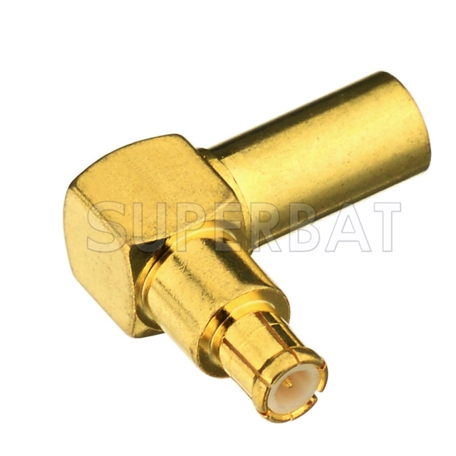 MCX Female to MCX Male Adapter Right Angle RF Coaxial Adapter Connector ...