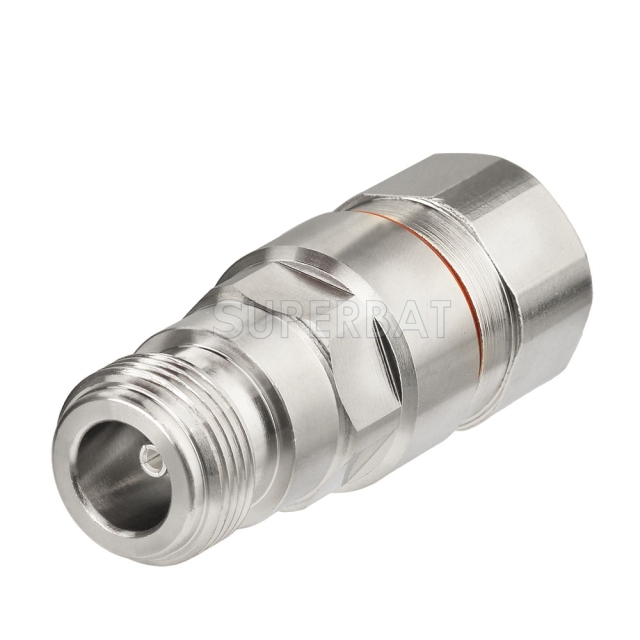 N Jack Female Connector Straight Clamp 1/2 inch Flexible ,N-Type Connectors