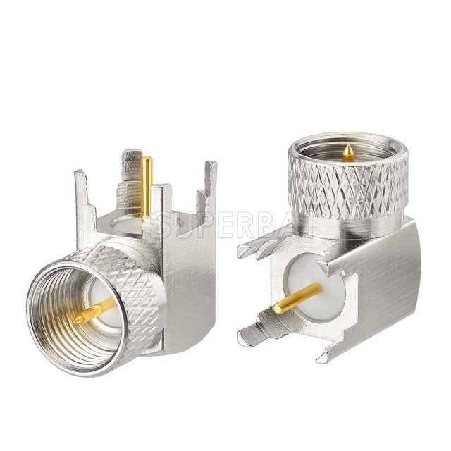 F Plug Male Connector Right Angle Solder,F-Type Connectors