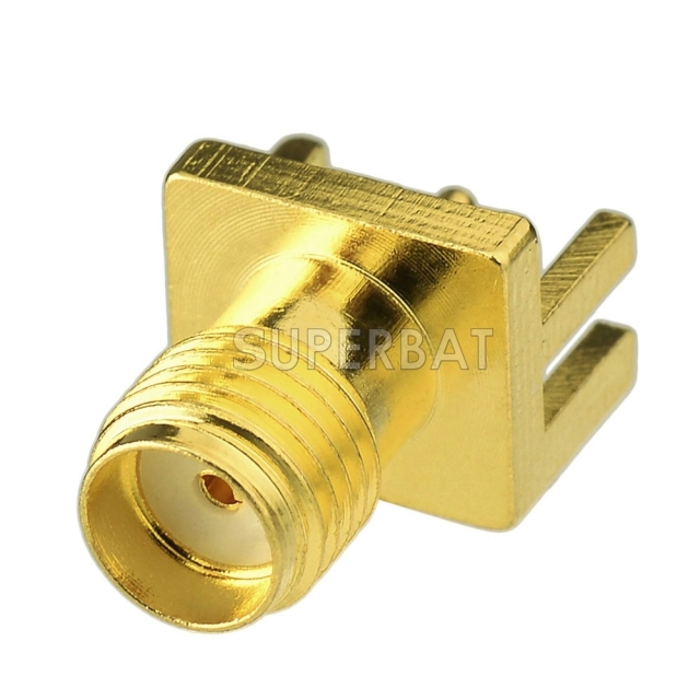 SMA Jack Female PCB Connector Straight Solder .062 inch End Launch,SMA ...