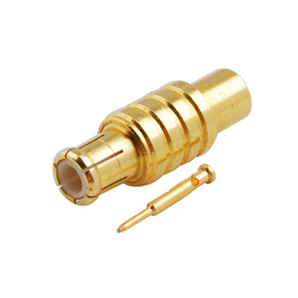 MCX Plug Male Connector Straight Solder for Semi-Rigid .086" RG405 ...
