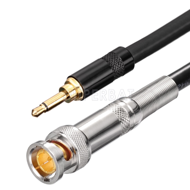 BNC plug to 3.5mm male Coaxial Power Audio Cable 1M,BNC Cable