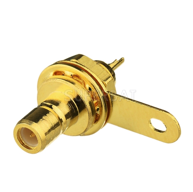 SMB Jack Male Straight Bulkhead Solder Connector,SMB Connectors