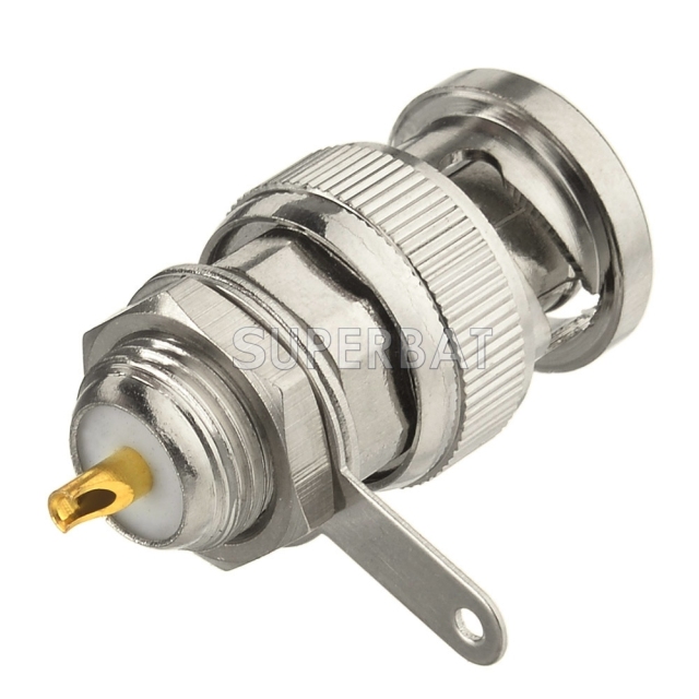 BNC Plug Male Connector Straight Bulkhead Solder,BNC Connectors