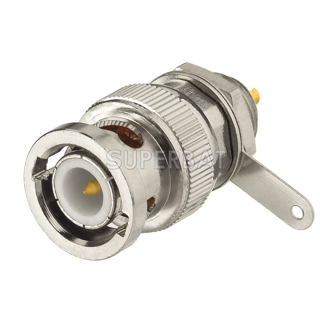 BNC Plug Male Connector Straight Bulkhead Solder,BNC Connectors