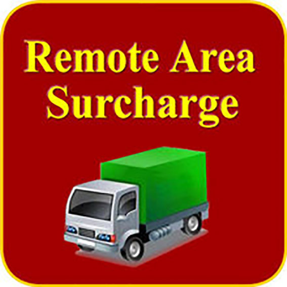 Remote Area Surcharge,Remote Area Surcharge