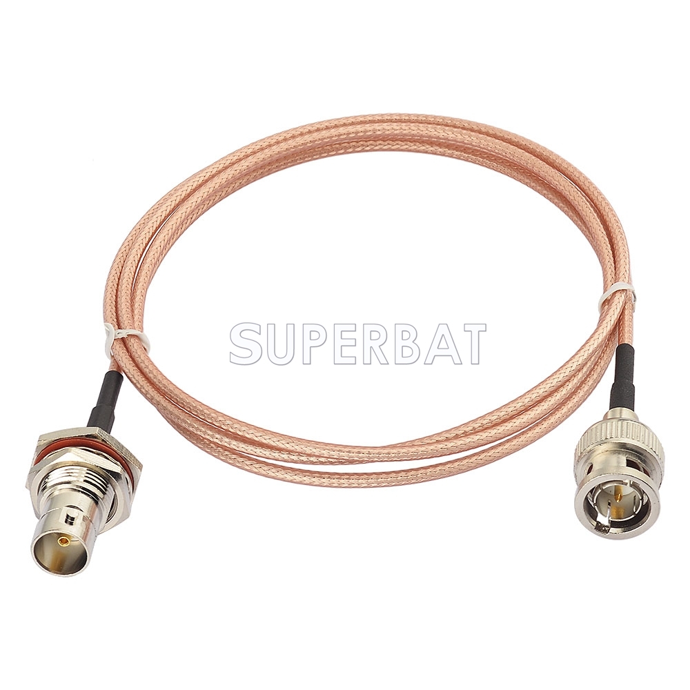 RF cable assembly SMA male straight to exposed end Connector pigtail ...