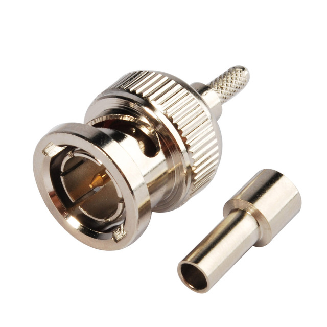BNC Plug Male Connector Straight Crimp RG179,BNC Connectors
