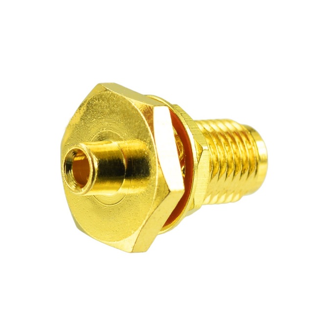Superbat SMA Female Bulkhead Solder RF Connector for Semi-rigid 0.086" Cable RG405,SMA Connectors
