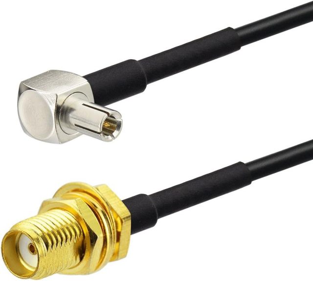 Bingfu 4G LTE Antenna Adapter TS9 Connector to SMA Female Coaxial ...